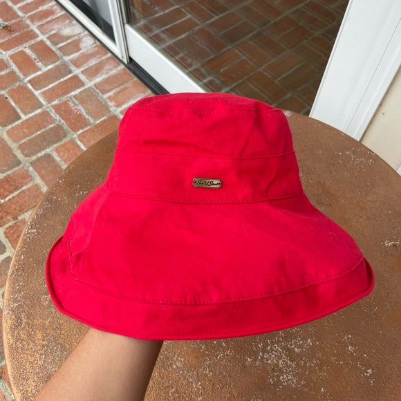 Free People | Accessories | Sun N Sand Red Bucket Hat | Poshmark